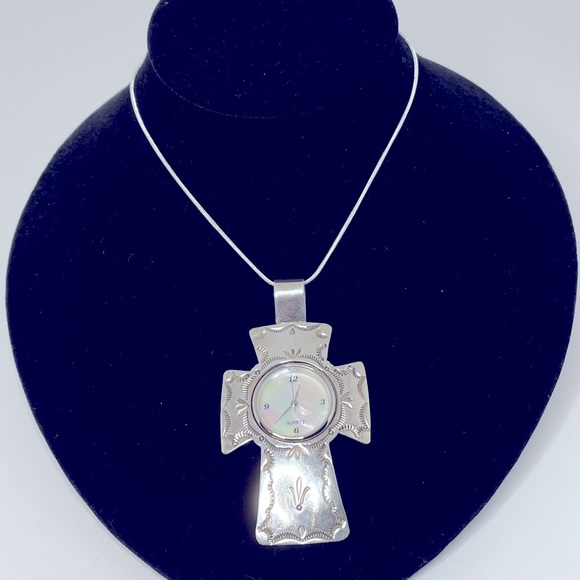 Jewelry | Navajo Anderson Parker Sterling Silver Watch Cross 2 34 ...